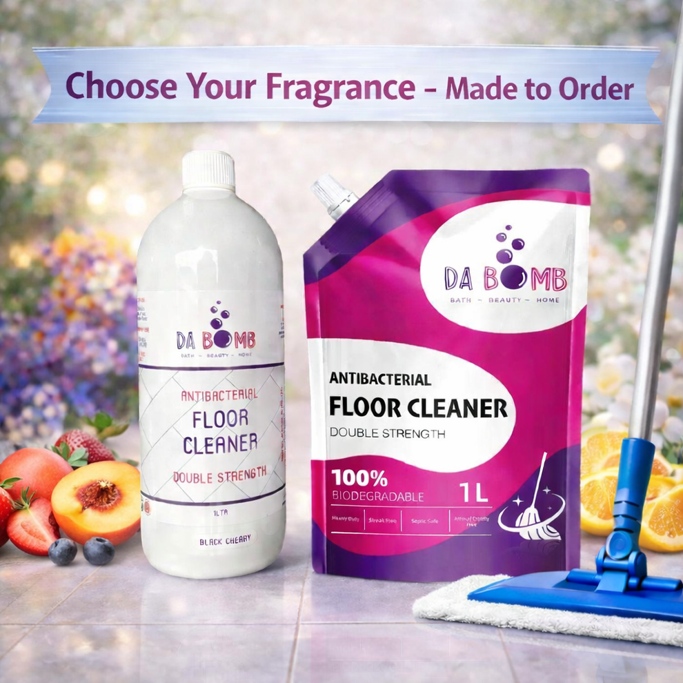 Da Bomb Custom Antibacterial Hard Floor Cleaner 1 Litre Choose Your ...
